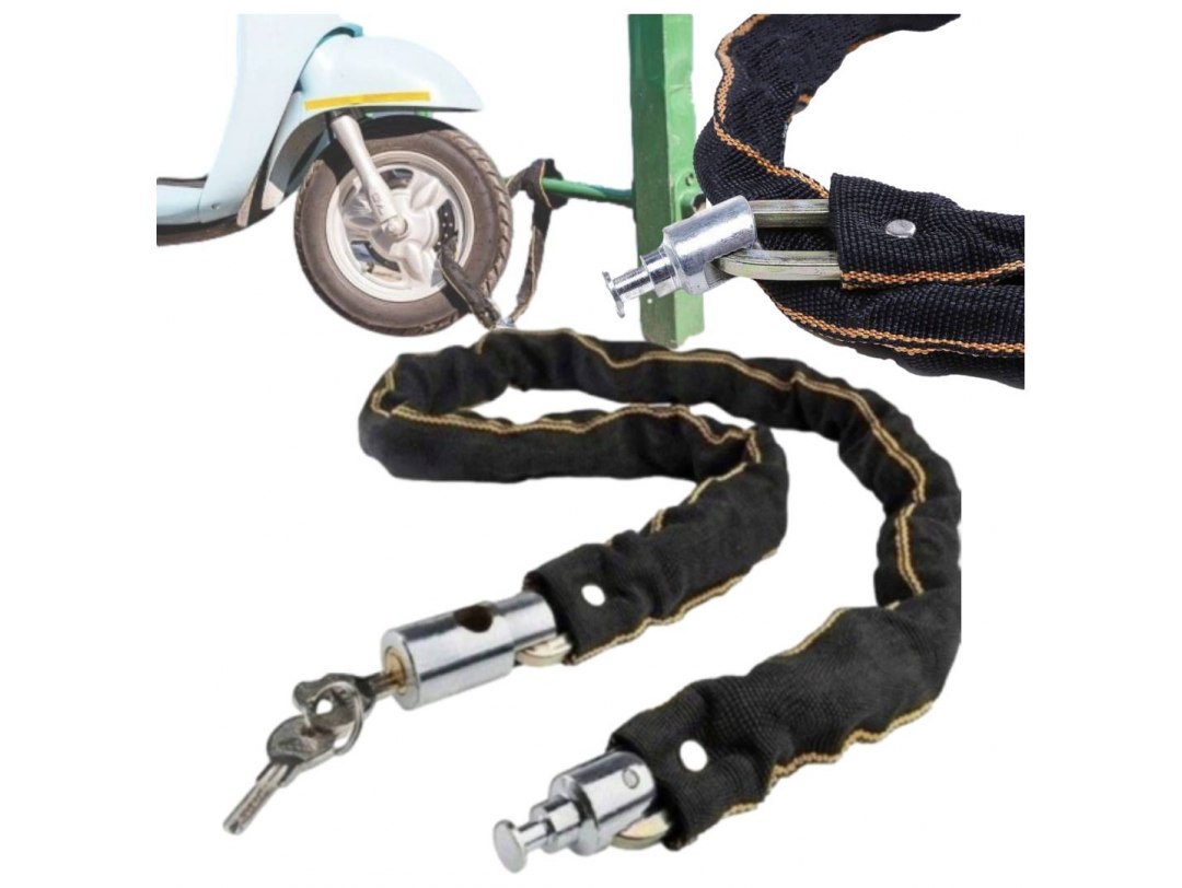 Blokada rowerowa na rower motor zapięcie łańcuch - PrzydaSie.pl - przydatne dla Ciebie
